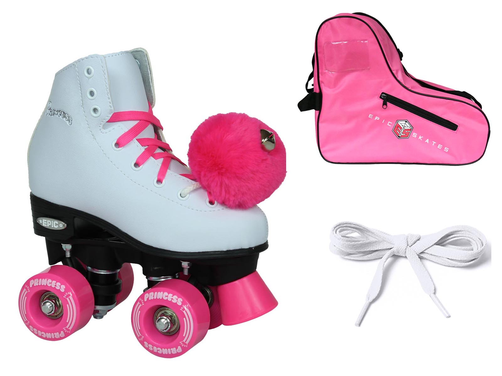 Epic Pink Princess Quad Roller Skates Package – Epic Skates